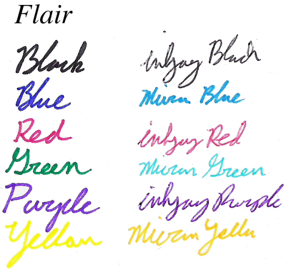 Review – PaperMate Flair Colors – Black, Blue, Red, Green, Purple, and ...