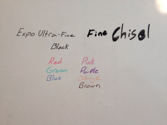 Review – Expo Ultra-Fine Point Dry-Erase Markers | Art Supply Critic